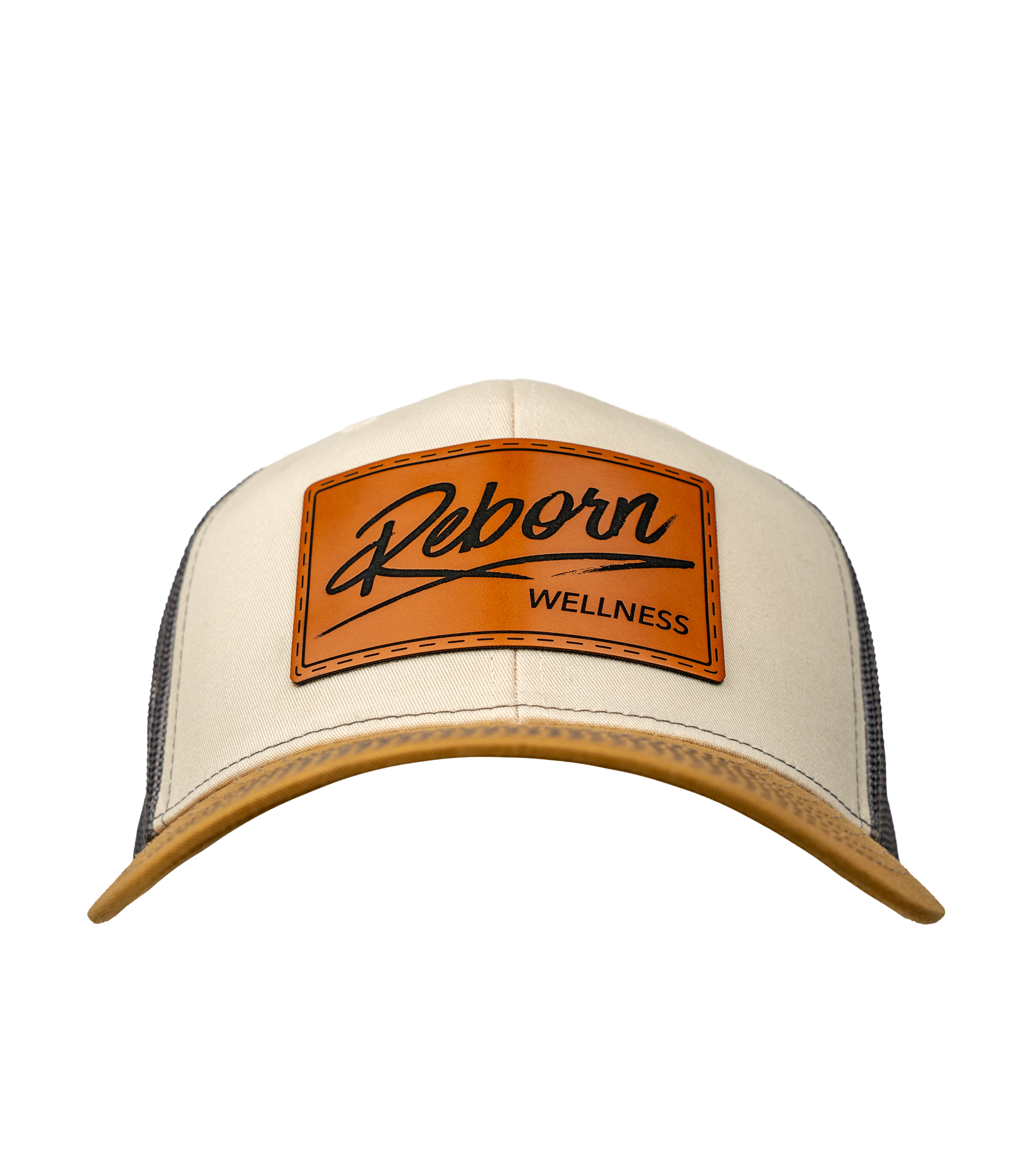 Reborn Wellness Leather Patch Hat